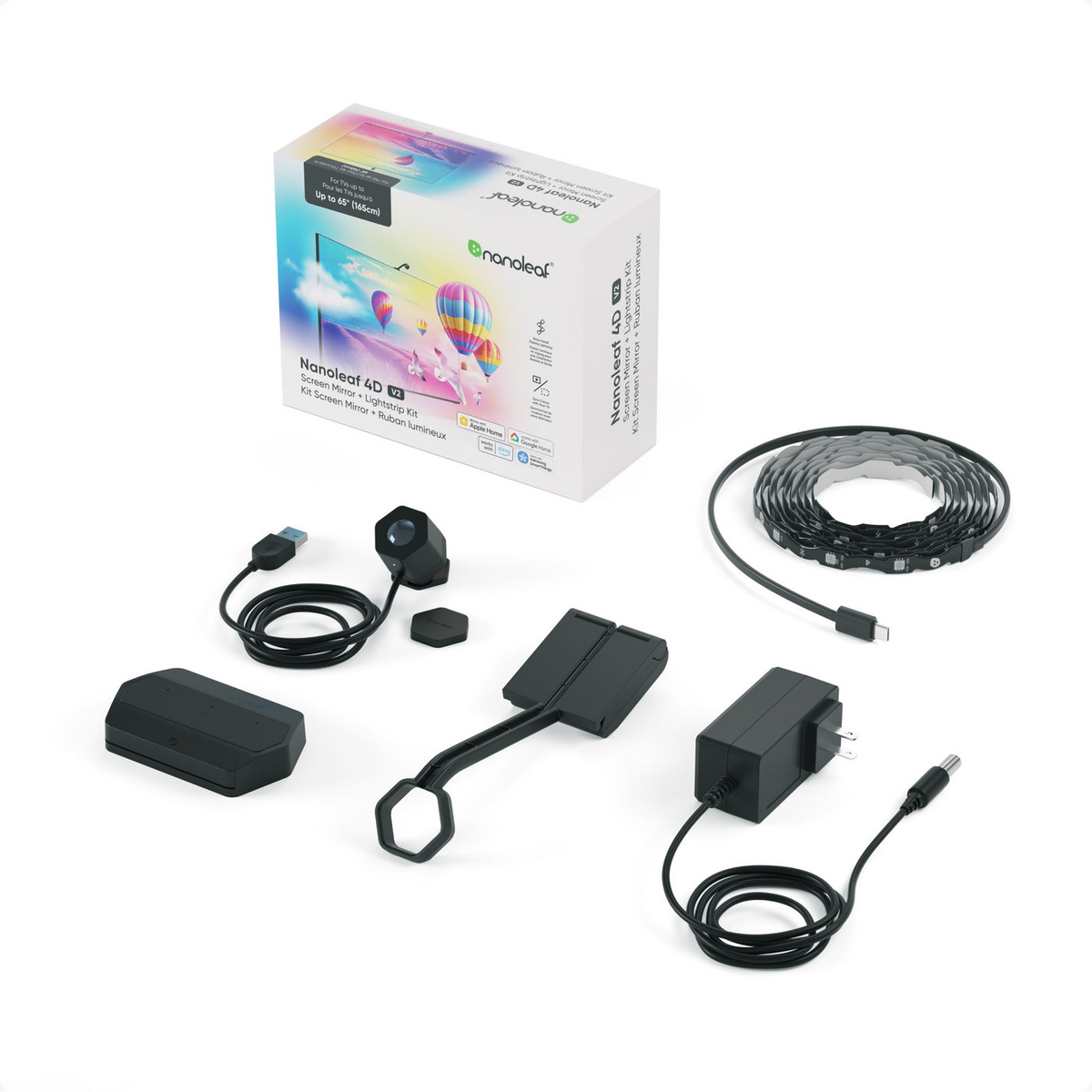 Nanoleaf 4D V2 螢幕同步攝影機 + 燈條套裝（適用於 65 寸以下電視） – Hong Kong Lava Holdings ...